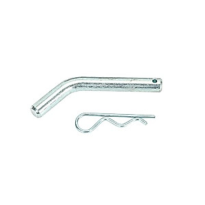 Trailer 2 inches Dual Hitch Receiver Adapter Extension 9-1/2 inch for Towing Bicycle Rack，GTW 5,000 lbs,with Pin and Clip