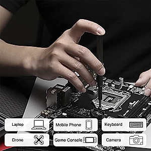 96 in 1 Precision Screwdriver Set, AM ARROWMAX Magnetic Driver With Aluminum Case, Electronics Repair Tool Kit for iPhone, Tablet, Macbook, Xbox, Cellphone, PC, Game Console, Black