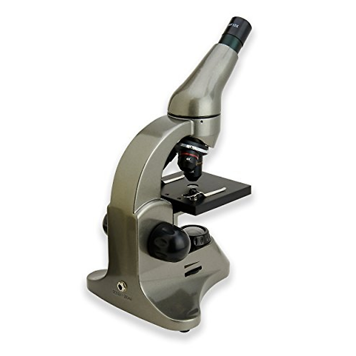 Carson Beginner 40x-400x Student Compound Microscope with Universal Smartphone Digiscoping Adapter (MS-040SP)