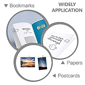 80 PCS Cute Animal Shaped Paperclips, 6 Design and Colors in Gift Box for Students Office Stuffer （Pony, Doggy, Kitten, Bird, Penguin, Elephant）