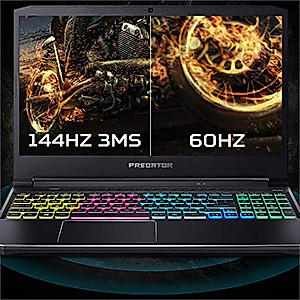 Acer Flagship Predator Helios 300 Gaming Laptop 15.6” FHD IPS 144Hz 10th Gen Intel 6-Core i7-10750H 32GB RAM 1TB SSD GeForce RTX 3060 6GB Backlit USB-C Win10 Black + HDMI Cable (Renewed)