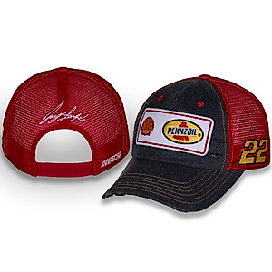 2023 Joey Logano Vintage Hat - NASCAR Adjustable Automotive Racing Mesh Baseball Cap