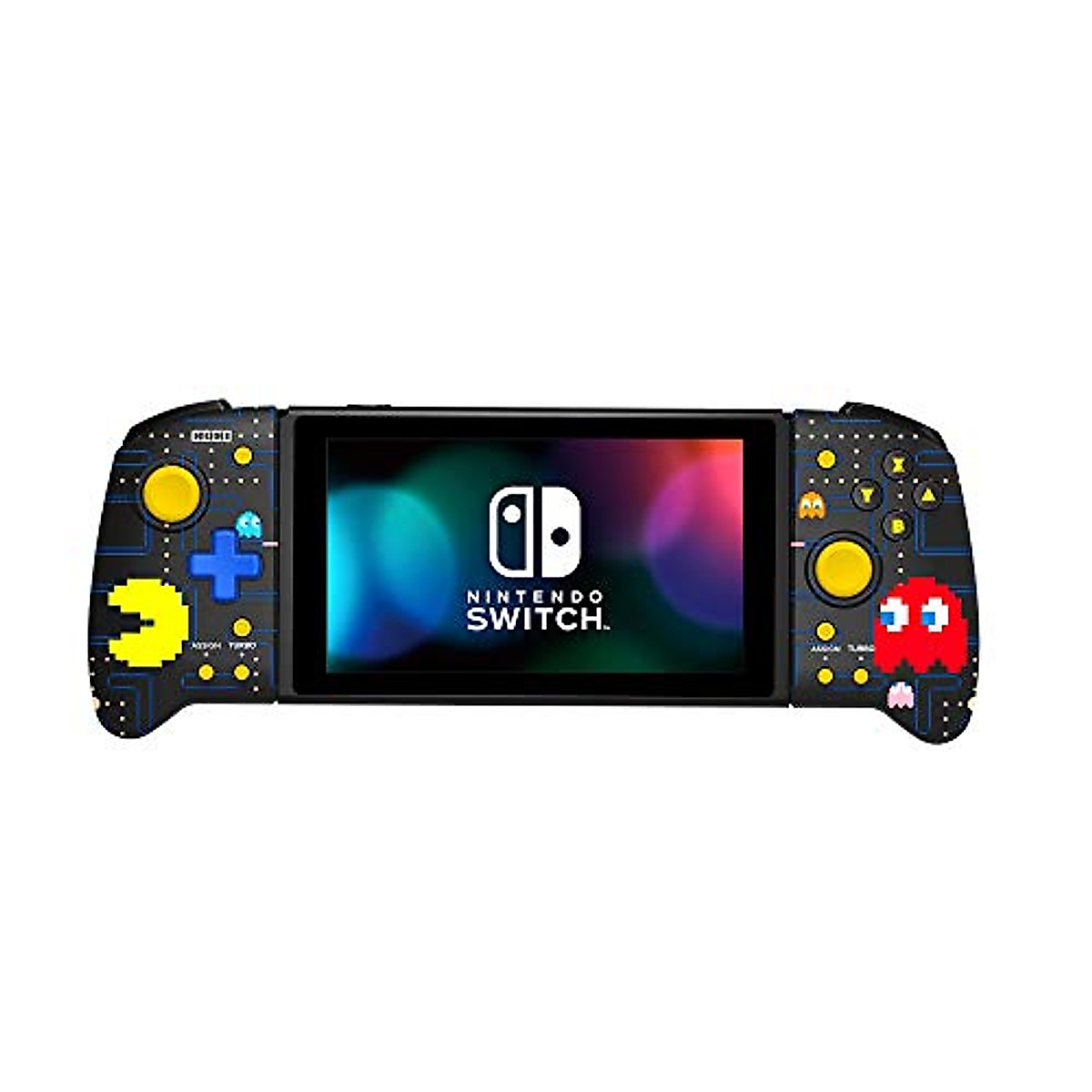 Hori Nintendo Switch Split Pad Pro (Pac-Man) Ergonomic Controller for Handheld Mode - Officially Licensed By Nintendo and Namco