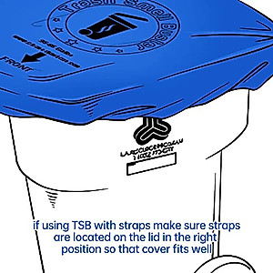 Trash Smell Buster, Trash Can Cover, Odor Eliminating Bag with Elastic Rubber Band, Eliminates Odor from Trash, Durable, Effective, Chemicals Free, 32 Gallon, 1 Cover