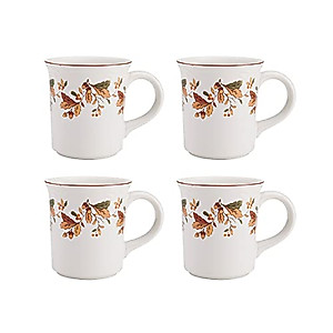 Pfaltzgraff Autumn Berry 16 Piece Dinnerware Set, Service for 4, Multi Colored