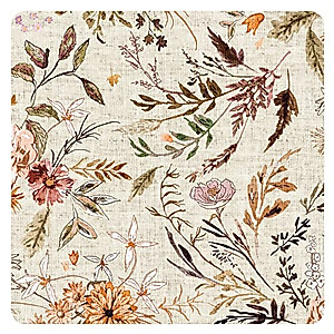 BapronBaby Flutter Delilah Floral Bapron - No Neck Tie Safer Bib for Baby & Toddler - Soft Waterproof Stain Resistant - Machine Washable - Sz Baby/Toddler 6m-3T