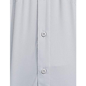 Columbia Men's Silver Ridge Lite Long Sleeve Shirt, UV Sun Protection, Moisture Wicking Fabric, Columbia Grey, 4X Tall