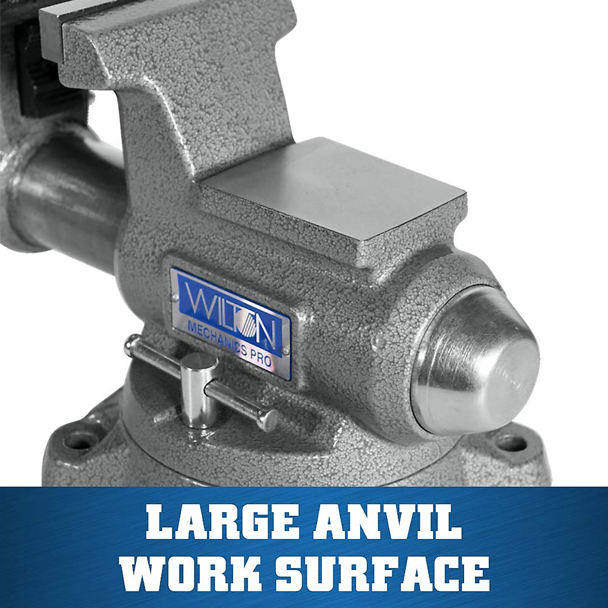 Wilton Mechanics Pro Bench Vise, 4-1/2" Jaw Width, 4" Jaw Opening, 3-1/2" Throat (Model 845M)