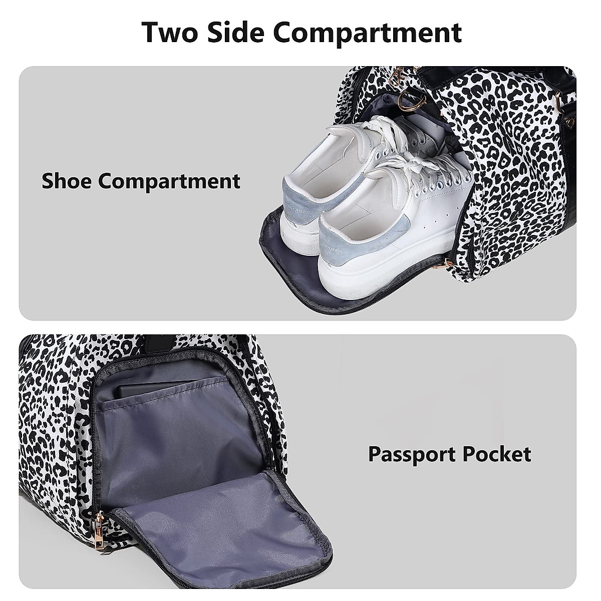 Konelia Travel Bag Convertible Garment Weekender Bag Carry on Women Bag 3 in 1 Hanging Clothes Suit Bag Garment Duffle Bag Hanger Shoe Compartment