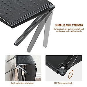 HD01P TV Screen Top Shelf Monitor Mount Organizer for computer monitor/flat Screen TV,Black