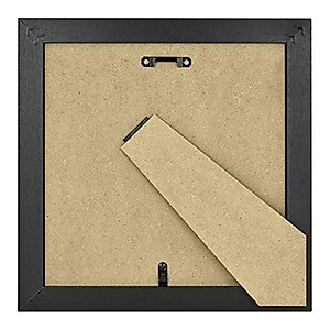MCS Studio Gallery Frame, Black Woodgrain, 8 x 8 in , Single