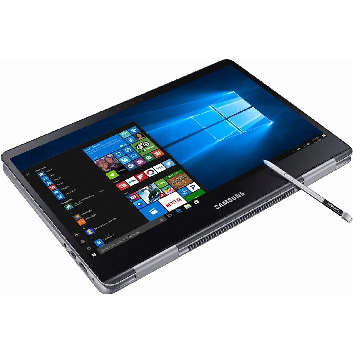 2018 Newest Flagship Samsung Notebook 9 Pro Business 13.3" FHD 2-in-1 Touchscreen Laptop/Tablet - Intel Quad-Core i7-8550U 8GB RAM 256GB SSD Backlit Keyboard WLAN HDMI Win 10 - Built in S Pen
