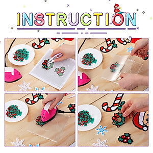 LIHAO 2.6mm Fuse Beads Kit for Crafts 24000 pcs 48 Colors Mini Fuse Beading Kit, Multicolored Iron on Fused Beads Kit, Great Supplies for Fuse Beads Artist