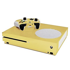 Cream - Vinyl Decal Mod Skin Kit by System Skins - Compatible with Microsoft Xbox One Slim (XB1 Slim)