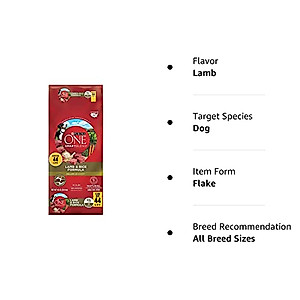 Purina ONE Smartblend Natural Lamb & Rice Formula Adult Dry Dog Food (44 Lbs.), 44 Lb