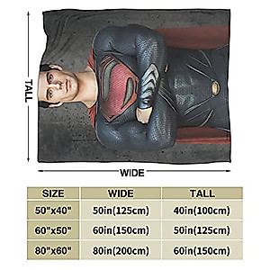 Blanket Henry Cavill Clark Kent Super Soft and Comfortable Fleece Blanket Throw Blanket Picnic Blankets Camping Blanket Beach Blanket for Decoration Bedroom Living Room Yoga (60"x50")