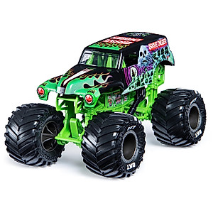 Monster Jam, Official Grave Digger Monster Truck, Die-Cast Vehicle, 1:24 Scale