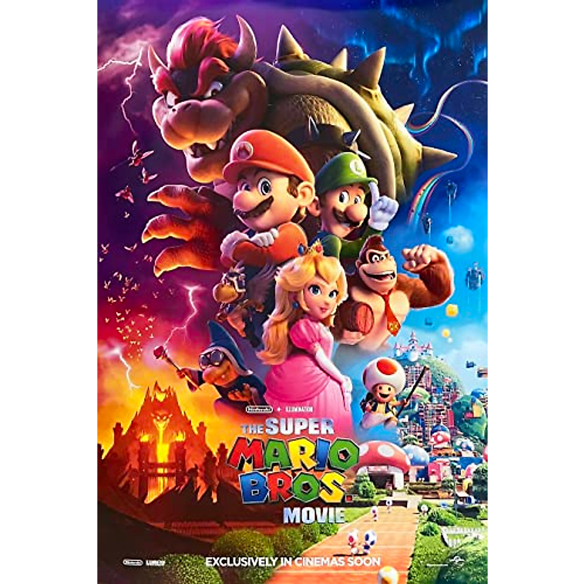 THE SUPER MARIO BROS. MOVIE POSTER 2 Sided ORIGINAL INTL FINAL 27x40 CHRIS PRATT