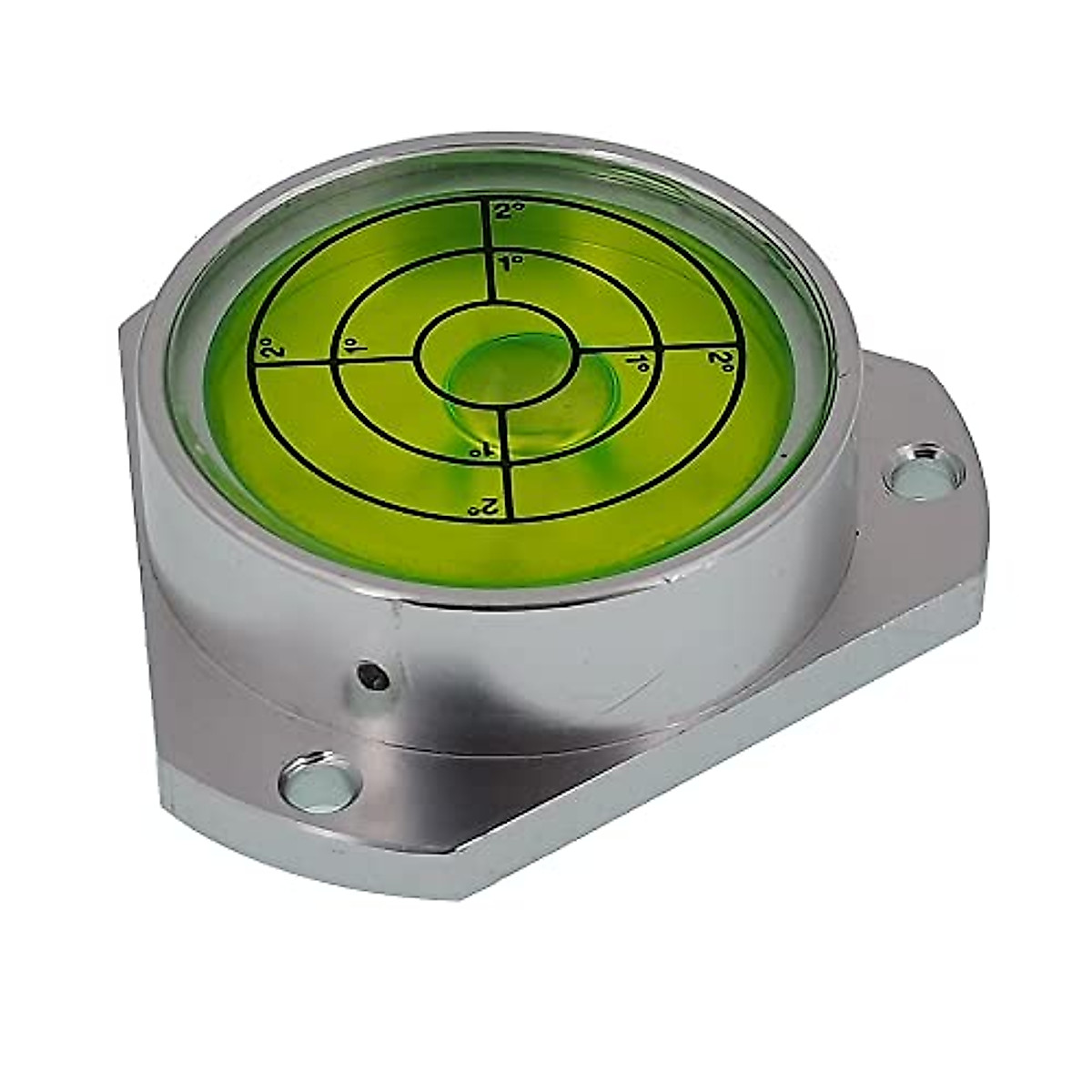 XMLEI Triangle plate high precision universal level bubble small household level leveler level with mounting hole bubble (green)