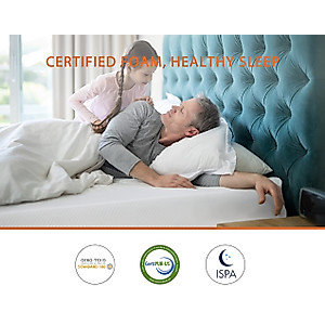 MKDLUFEI 10 Inch Gel King Size Mattress Medium Firm Memory Foam Mattress CertiPUR-US Certified King Mattress for Cool Sleep & Pressure Relief,Bed in a Box