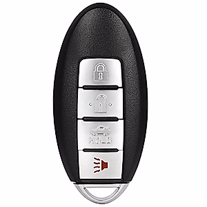 SCITOO 1pc Keyless Entry Remote Key Fob SHELL CASE Replacement for Infiniti G25 G37 Q40 FX35 for Nissan Altima Maxima Murano FCC KR55WK48903 KR55WK49622 4 Buttons Uncut Car Key