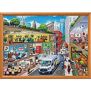 MasterPieces 1000 Piece Jigsaw Puzzle for Adults, Family, Or Kids - City Living - 19.25"x26.75"