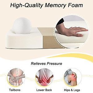 VSIWB Outdoor Chair Cushions Set of 2, Waterproof Cushions for Patio Furniture with Adjustable Straps, Round Corner Patio Chair Cushions for Yard Garden, 17"x16"x2", Beige