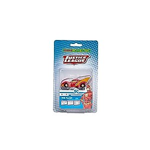 Scalextric Micro My First Justice League The Flash 1:64 Slot Race Car G2169, Red & Yellow