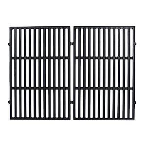GasSaf 15.3 inch Flavorizer Bars and 17.5 inch Grill Grates Replacement for Weber 7636 7638, Spirit 300 Series E310 E320 E330 S310 S320 S330 Gas Grills with Front Control Knob (2013-2017)