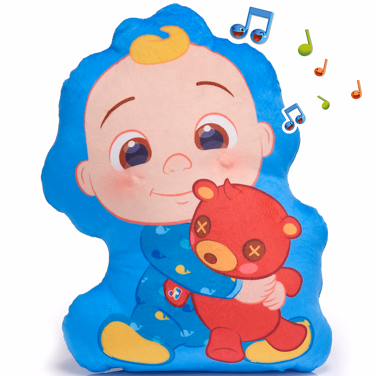 Wow! PODS Stuff CoComelon Toys JJ Musical Sleep Soother Pre-School Learning Toy That Plays 6 Bedtime Songs Plus Night Light for Toddlers, Girls and Boys Ages 2, 3, 4 and 5 Blue