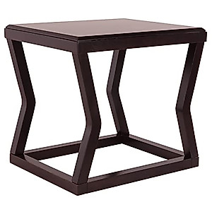 Signature Design by Ashley T592-3 End Table, 30.25" W x 25.50" D x7.00 H, Brown