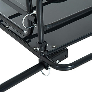 Newest Model Cargo Trailer Bike Basket Storage Travel Luggage Walking Camping Wanderer Cart Carrier 2 Wheel, Shopping Rack Bicycle Rear