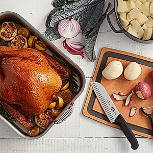 Victorinox Santoku knife, Silver/Black