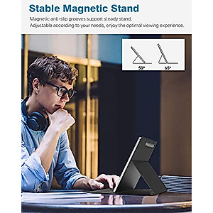 TiMOVO Case for Galaxy Tab S8 11 inch 2022 (SM-X700/SM-X706)/S7 2020 (SM-T870/T875) with S-Pen Holder, Slim Lightweight Magnetic Case with Auto Sleep/Wake Fit Galaxy Tab S8 Tablet, Black