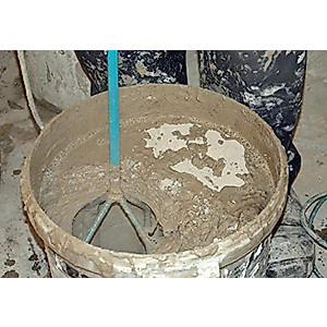 COLLOMIX Joint Compound Mixing Paddle - KR Series 4.7" Mixer Drill Bit also for Leveling Compound, Sealant, Epoxy & Tile Cement & HEXAFIX connection - KR120HF