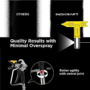 MaXpray M1 Airless Paint Sprayer, 2023 Version, High Efficiency, Thinning-Free, Minimal Overspray, for Home Exterior & House Interior DIY Painting Projects, with Paint Sprayer Accessories