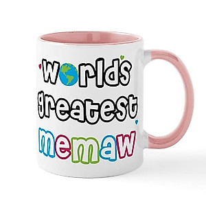 CafePress World's Greatest Memaw! Mug Ceramic Coffee Mug, Tea Cup 11 oz
