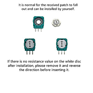 Onyehn Trimmer Potentiometer Sensor,Thumb Stick Analog Joystick Gasket Repair Parts for Xbox One,PS3,PS4 Switch Pro Controllers(25 Pack)