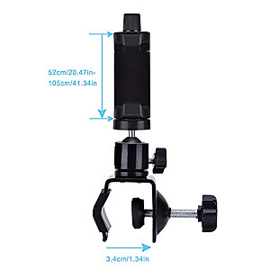 Baby Monitor Mount Bracket, Adjustable 360 Degrees Flexible Yet Sturdy Portable Baby Monitor Camera Mount Bracket