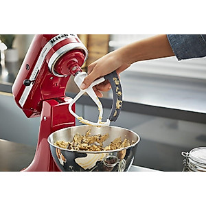 KitchenAid KFE5T Tilt-Head Flex Edge Beater, White