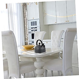 CONGARTENO Pot Small Kettle for Camping Espresso Maker Coffee Instant Stove Whistling Tea Calentador De Leche Steel Coffee Mug Automatic Espresso Machine Large Heated Coffee Mug Black Plastic