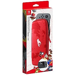 Nintendo Switch Carrying Case & Screen Protector - Mario Odyssey Edition