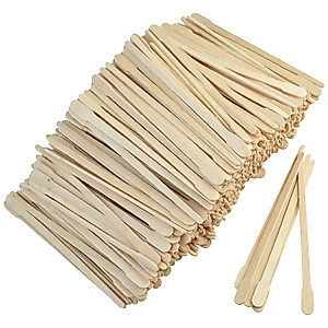 1000pcs Wax Spatulas Small Wax Wood Sticks, Waxing Applicator Sticks Wooden Craft Sticks Spatulas Applicators Hair Nose Wax Stick for Hair Body Eyebrow Removal