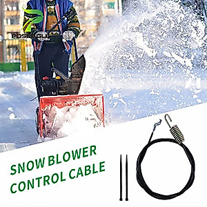 POSEAGLE 2 Pack 946-04229B Drive Clutch Cable Replaces MTD 746-04229 746-04229B 946-04229, Oregon 46-032 for Many 2-Stage Snow Throwers (2005–2012)