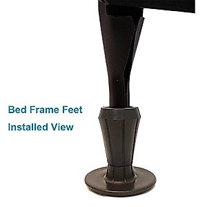 Heavy Duty Bed Frame Feet. Replace Wheels on Bed Frame with These Sturdy Bed Frame Feet Replacement. Set of 4 Bed Frame Glide Legs