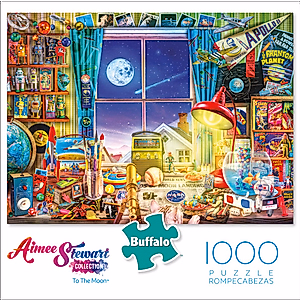 Buffalo Games - Aimee Stewart - to The Moon - 1000 Piece Jigsaw Puzzle