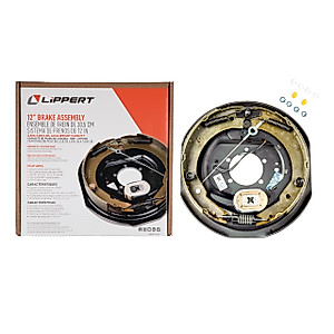 Lippert Components Forward Self-Adjusting Brake Assembly for Right Side 12" x 2", 4,000-7,000 lbs. Capacity, for 14.5", 15", 16" Wheels - 296652