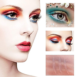 Eyelid Tape Lift Strips, 1344Pcs/4Pack Invisible One/Two Side Sticky Double Eyelid Tape Stickers, Medical Fiber, Instant Eyelid Lift No Surgery Perfect for Hooded, Droopy, Uneven, Mono-Eyelid