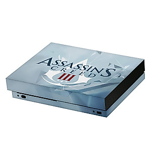 Head Case Designs Officially Licensed Assassin's Creed Animus III Graphics Matte Vinyl Sticker Gaming Skin Decal Cover Compatible With Xbox One X Console