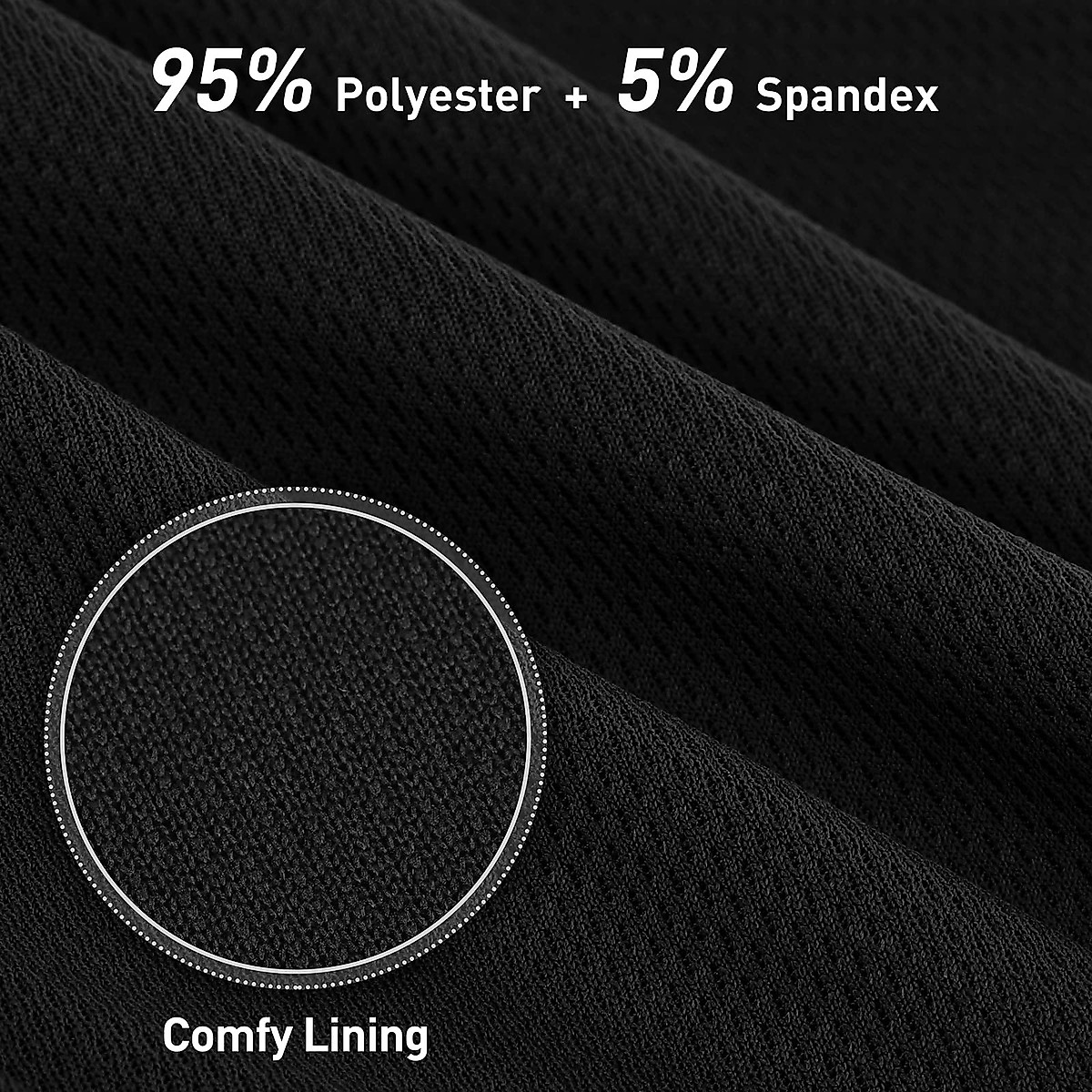 Resinta 5 Pack Toddler Boys Athletic Basketball Shorts Quick Dry Mesh Shorts Active Gym Shorts Soccer Running Sports Shorts